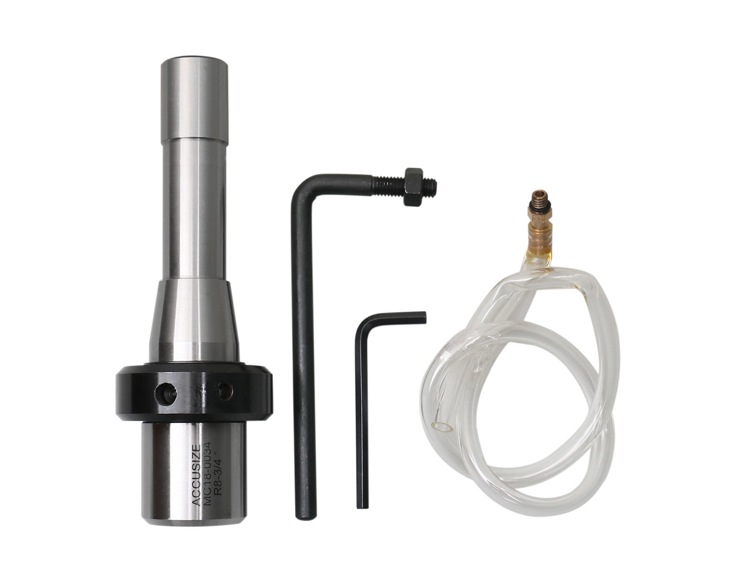 Accusize Annular Cutter Arbor, R8 to 3/4'' Weldon Shank with Coolant ...