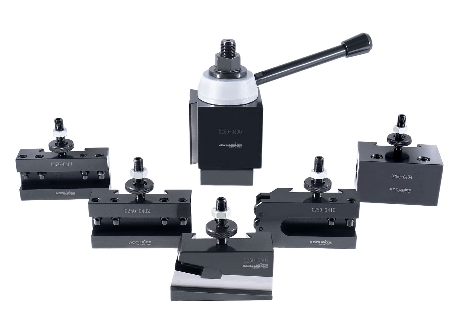 Accusize Ca Style Professional Piston Type Quick Change Tool Post Set ...