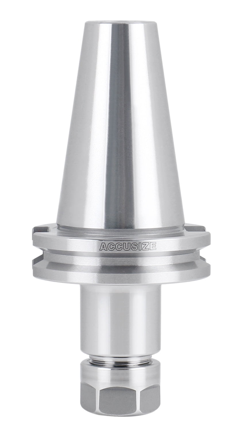 Accusize Cat40 V-Flange Collet Chuck for Er16 Collets, Draw Bar Thread ...