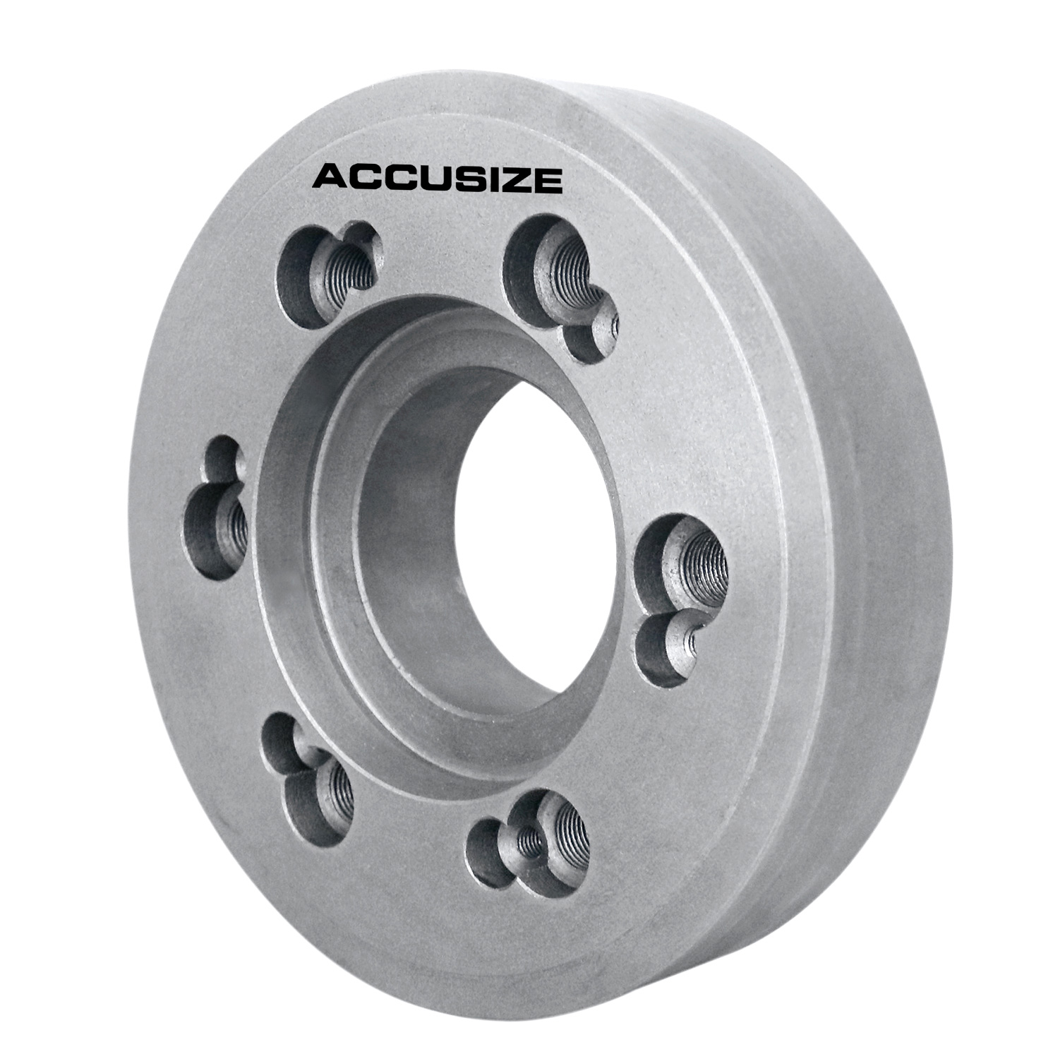 Accusize D1-6 Spindle Taper Fully Machined Lathe Chuck Back Plate for ...