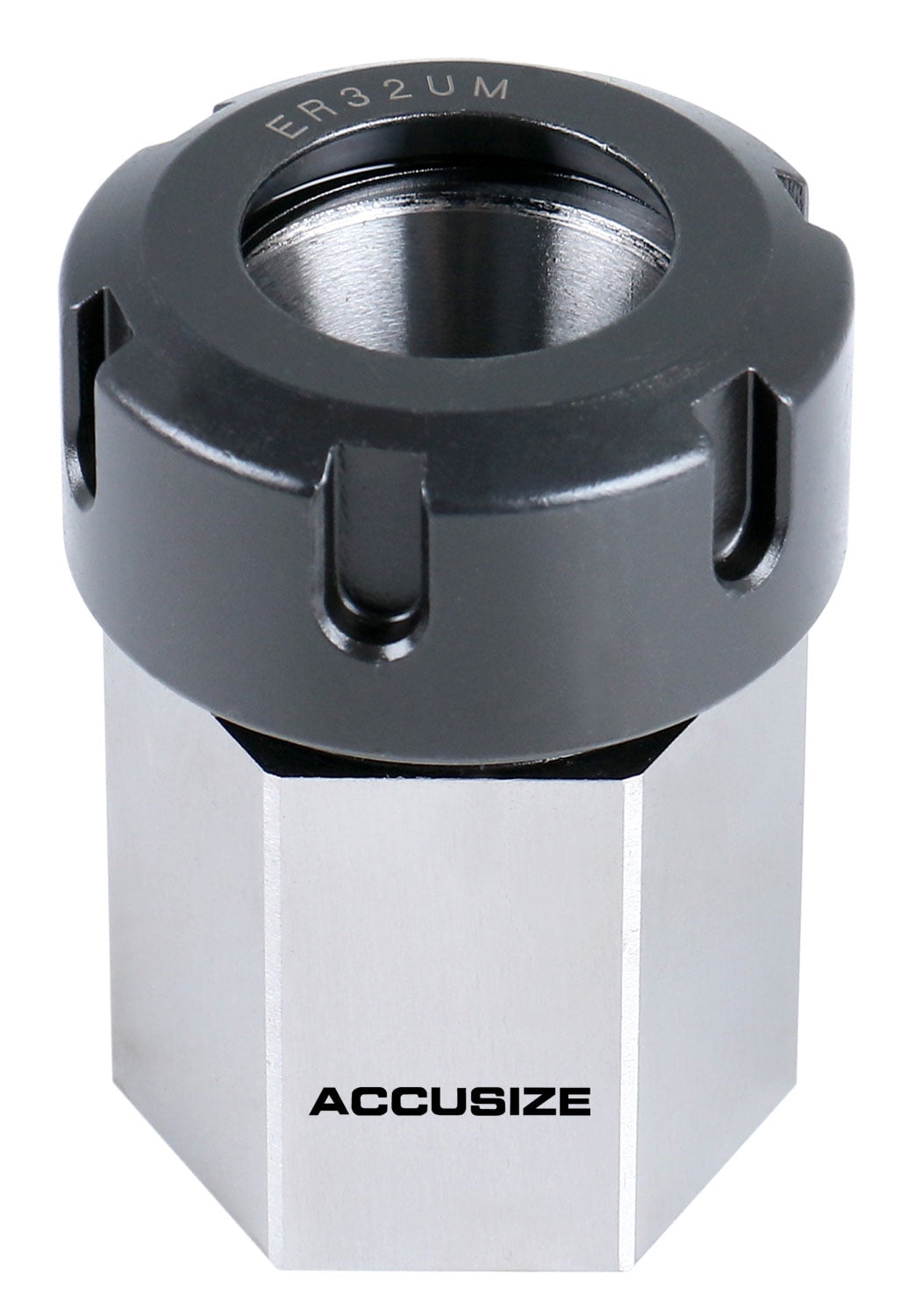 Accusize Hardened HEX ER-32 Collet Chuck Block for CNC Machine, Slotted ...