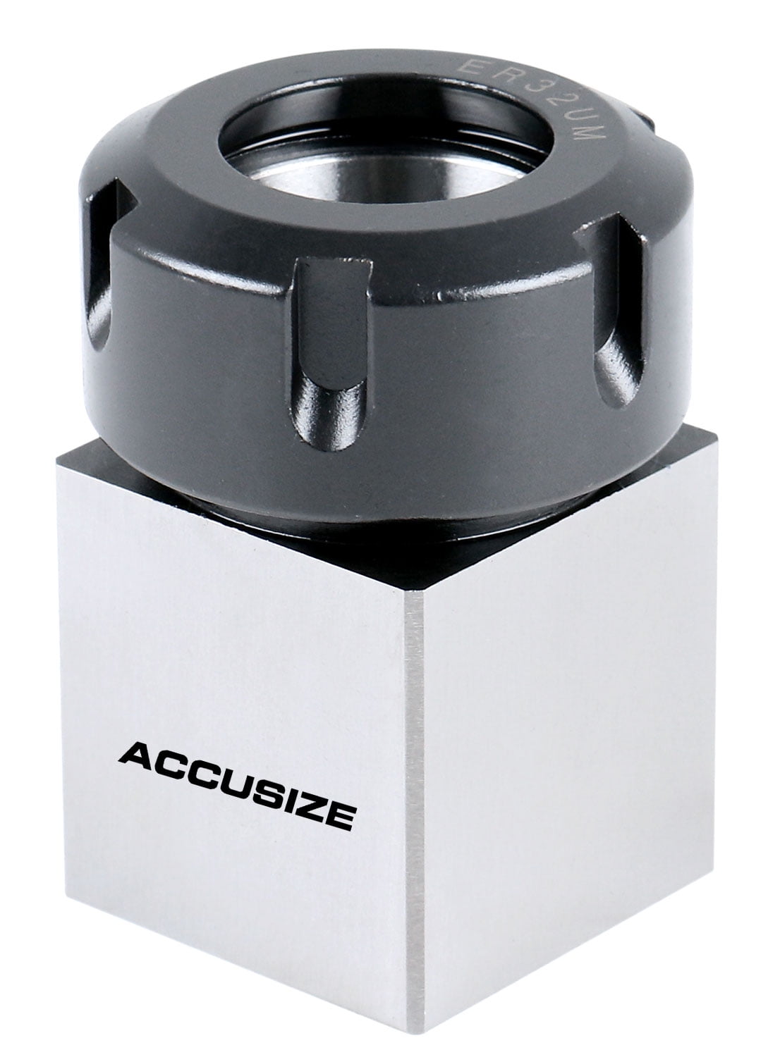 Accusize Hardened Square ER-32 Collet Chuck Block for CNC Machine ...