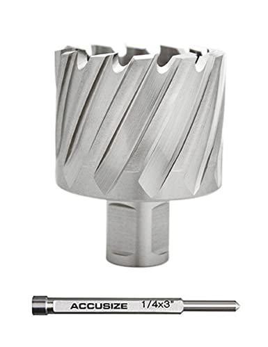 Accusize Industrial Tools 2-1/4" Cutting Dia x 1''"Cutting Depth H.S.S ...