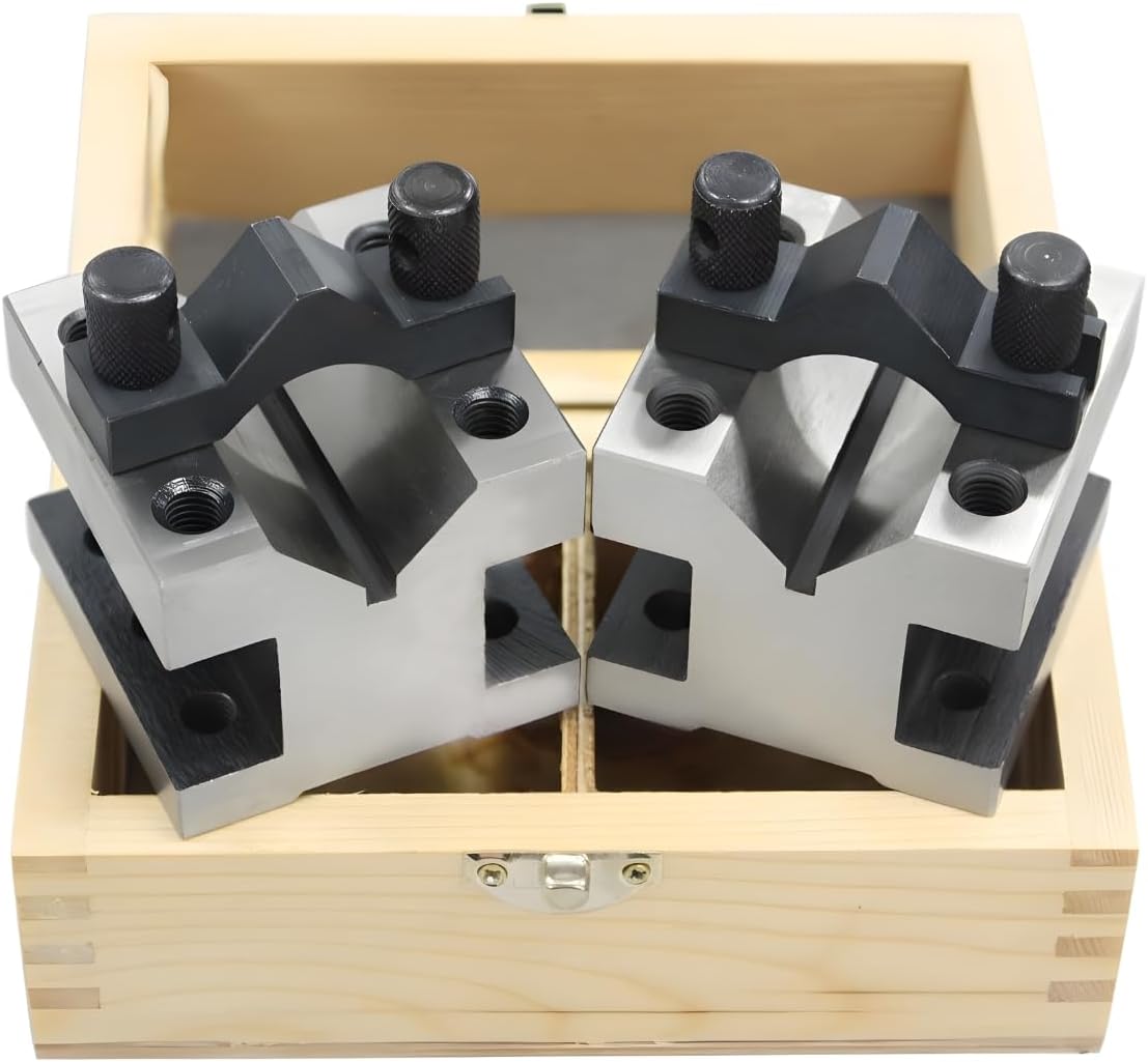 Accusize Industrial Tools 2-3/8'' x 2-3/8'' Ultra Precision V-Block and ...