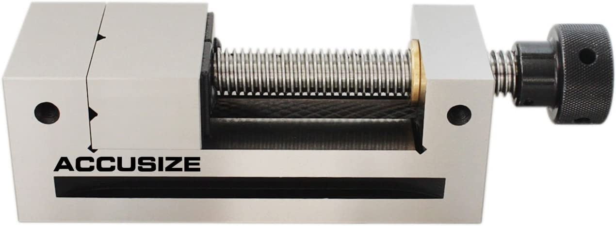 Accusize Industrial Tools 63 mm Metric Precision Toolmaker Vise, 0.003 ...