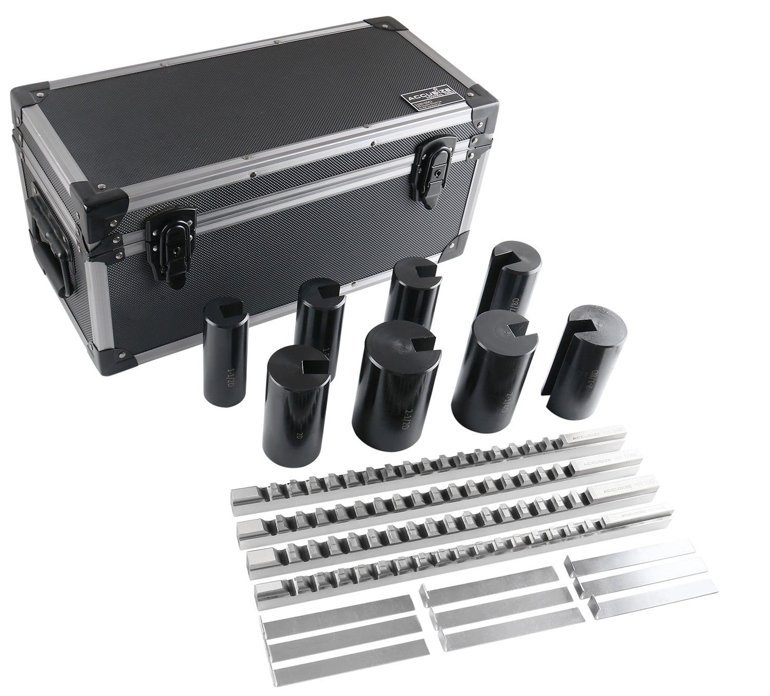 Accusize Industrial Tools No 40A H.S.S. Keyway Broach Sets in Fitted ...