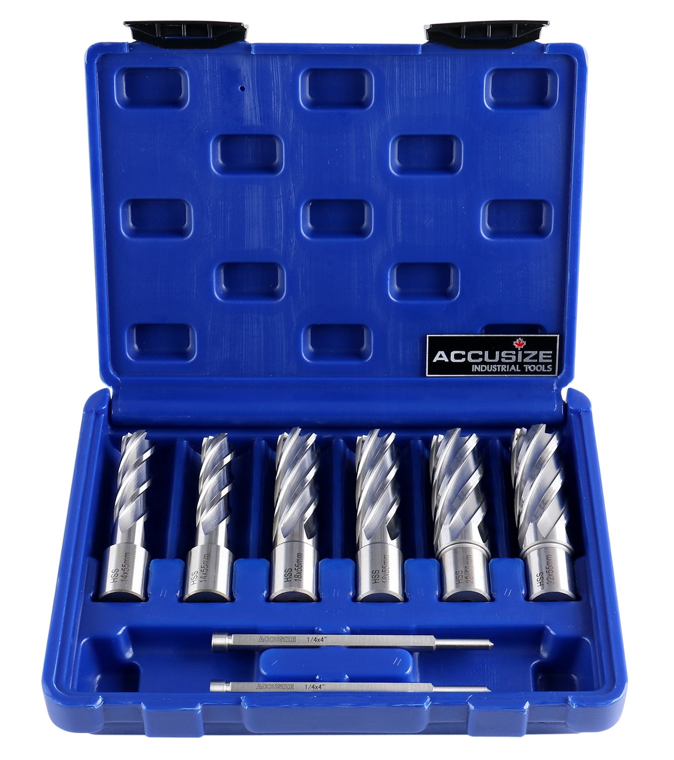 Accusize Slugger Cutter Set 14, 18, 22mm Cutting Dia; 55mm Cutting ...