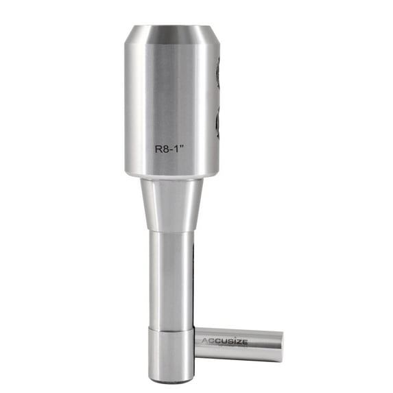 Accusize Tools 1'' R8 End Mill Holder Tool Adaptor Milling R8 Shank ...