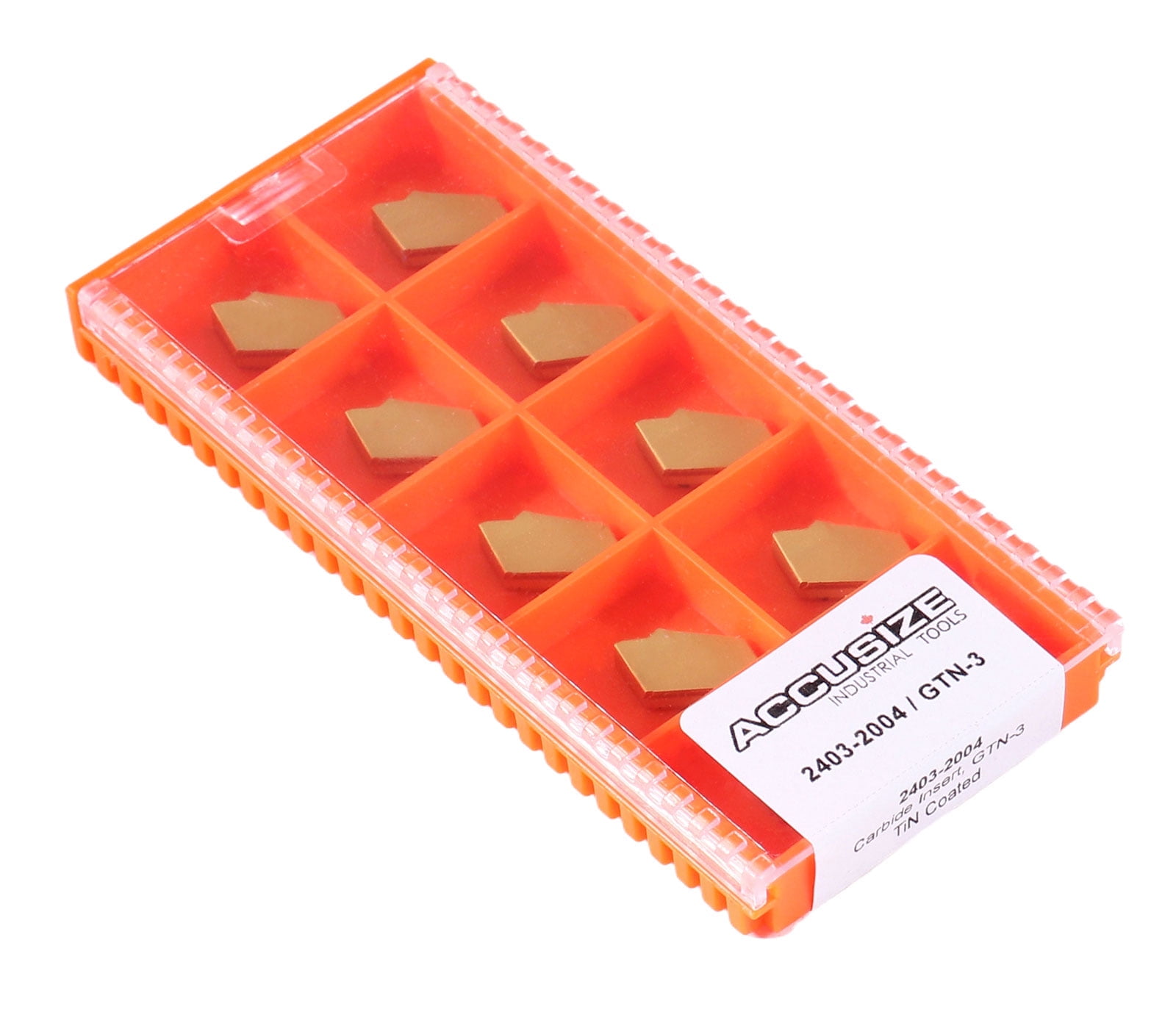 AccusizeTools - GTN-3, Self-Lock, Zero Degree Angle, Carbide Inserts ...