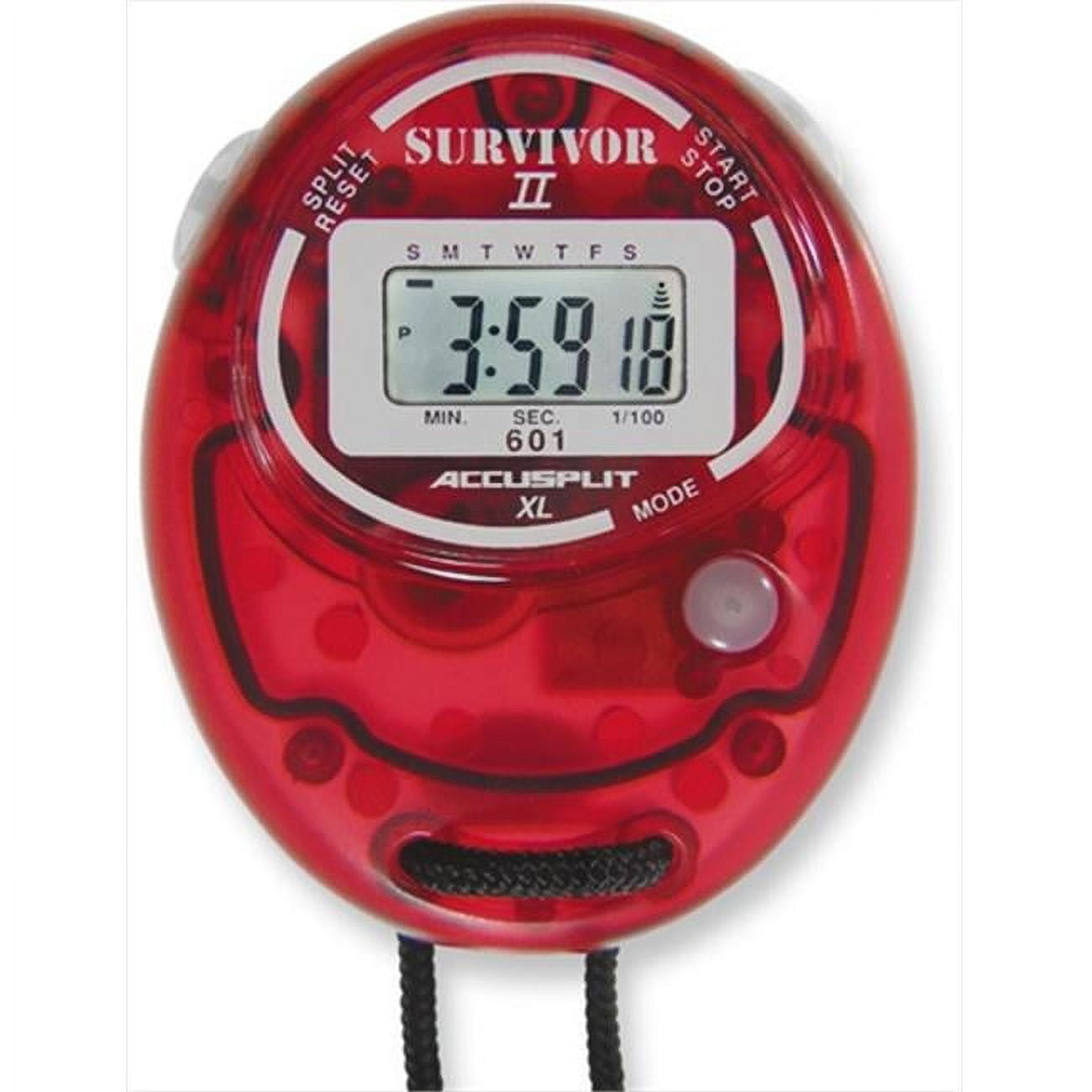 Accusplit S2XLCH Survivor II Stopwatch with Cherry Case - Walmart.com