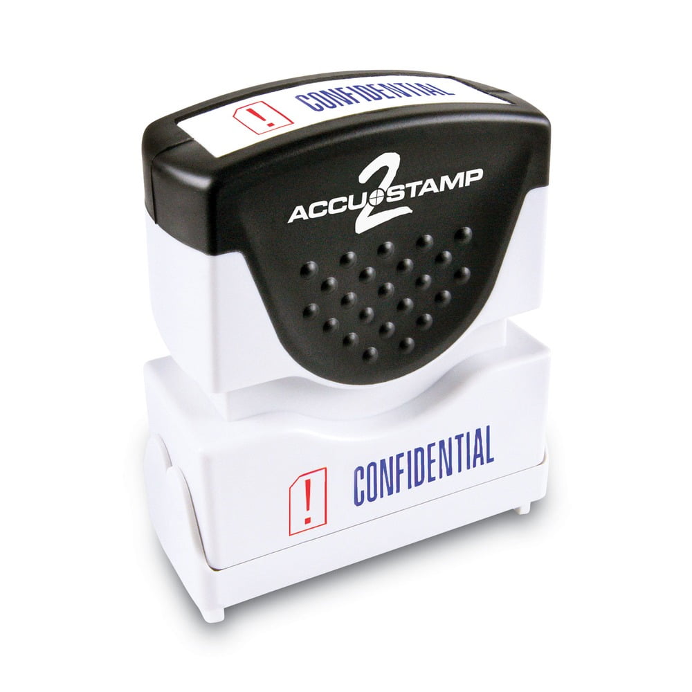 Accustamp2 Pre-Inked Message Stamp,CONFIDENTIAL, 1/2" x 1-5/8 ...