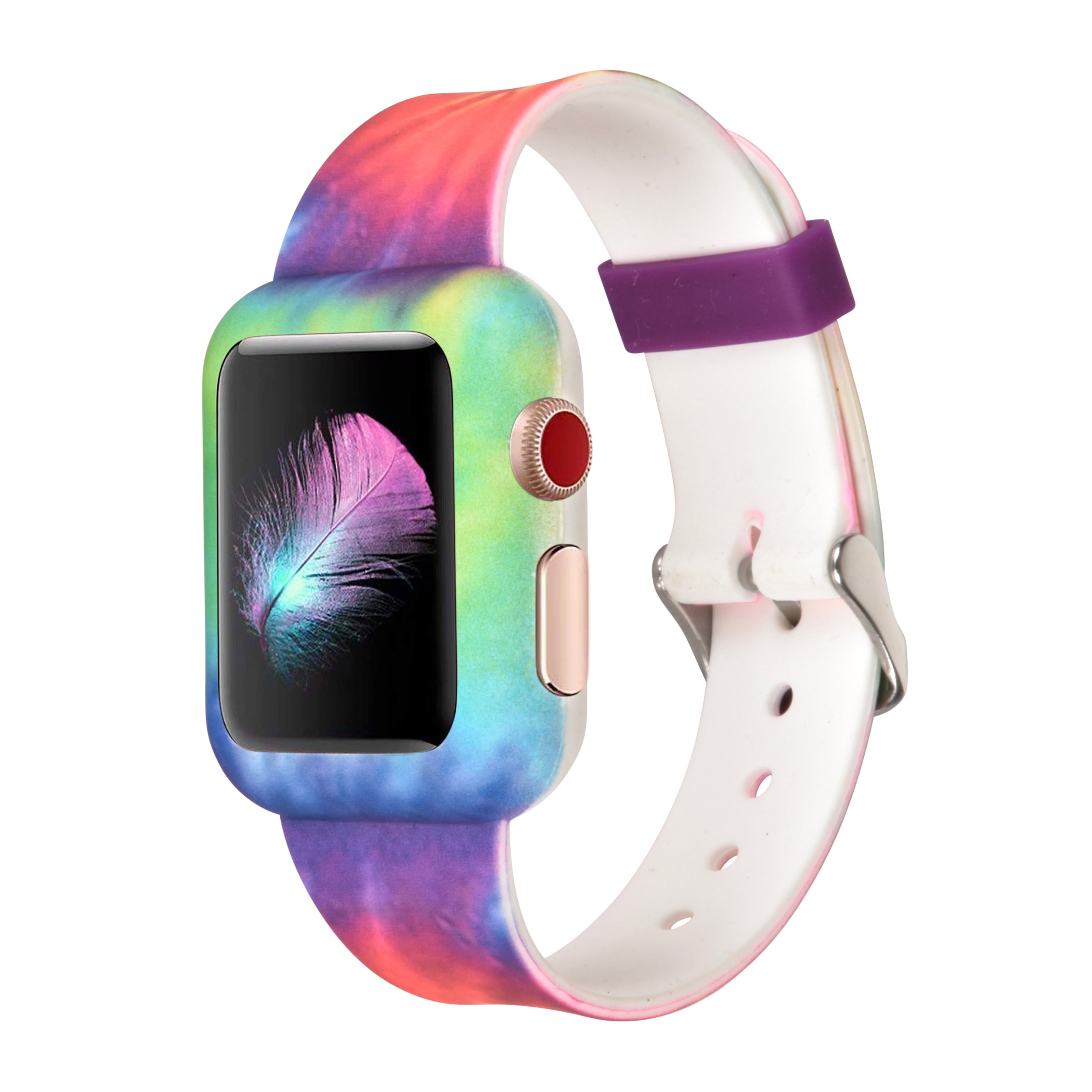 Accutime Adult Unisex Apple Smartwatch Replacement 42/44mm Straps in ...