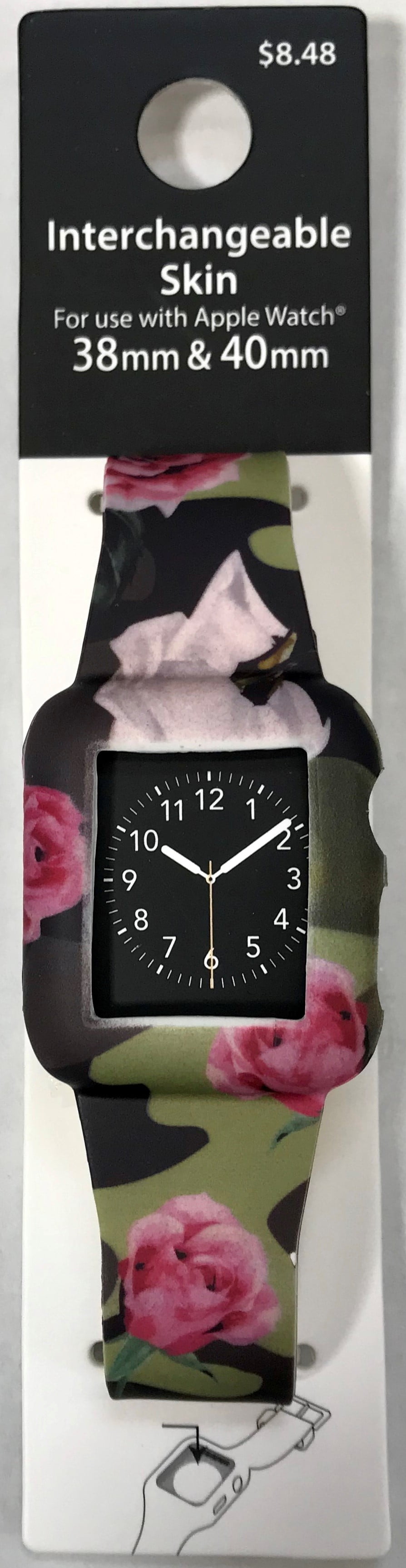 Accutime Unisex Child Adult Smart Watch Cover Camo Floral Fits 38mm ...