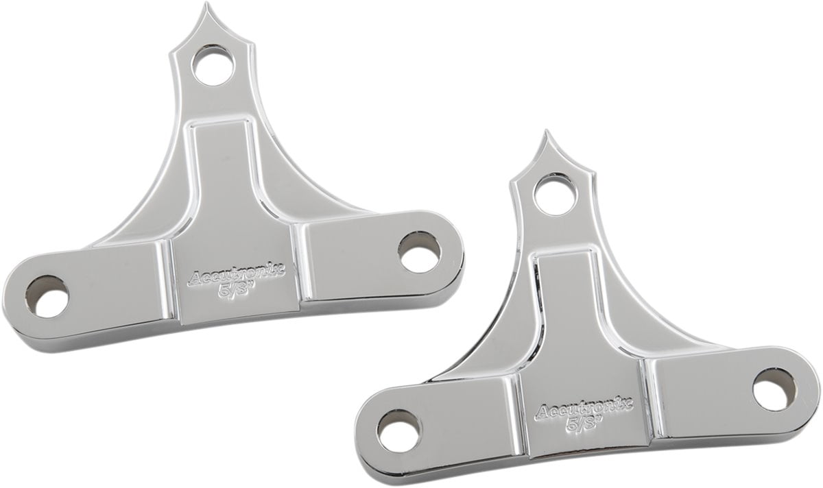 Accutronix 49mm Chrome 5/8" Thick Fender Spacers (TFS49-NF5/8C ...