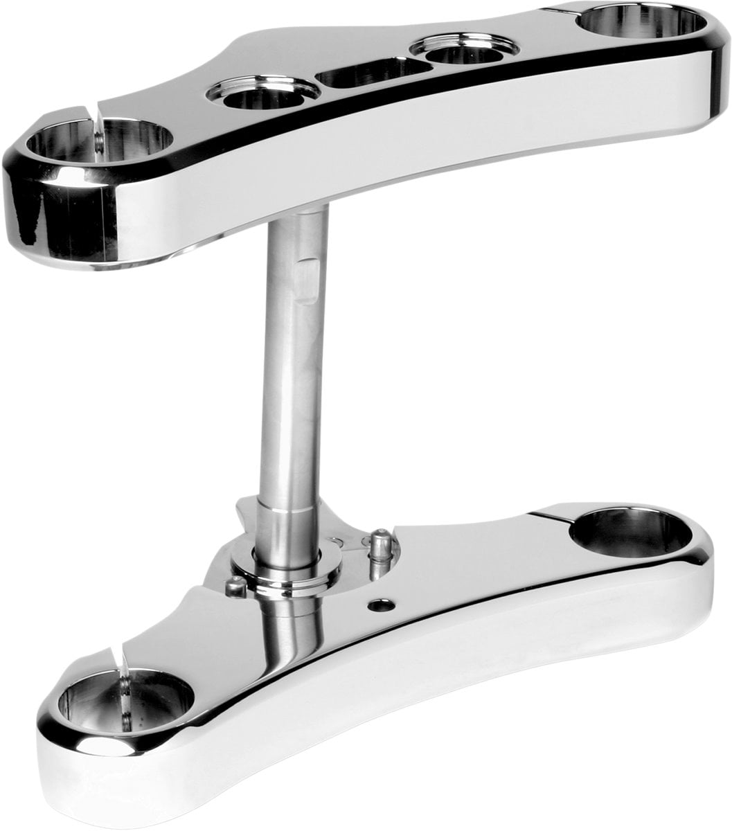 Accutronix 49mm Elite Chrome Triple Tree Set w/3° Rake (TMD349-ESC) - Walmart.com