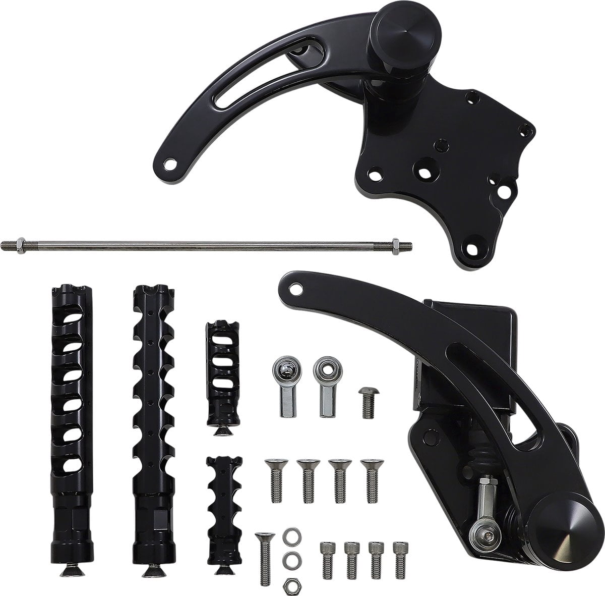 Accutronix AK Slotted Muzzle Brake Black Forward Controls (FC106-SSAKB ...