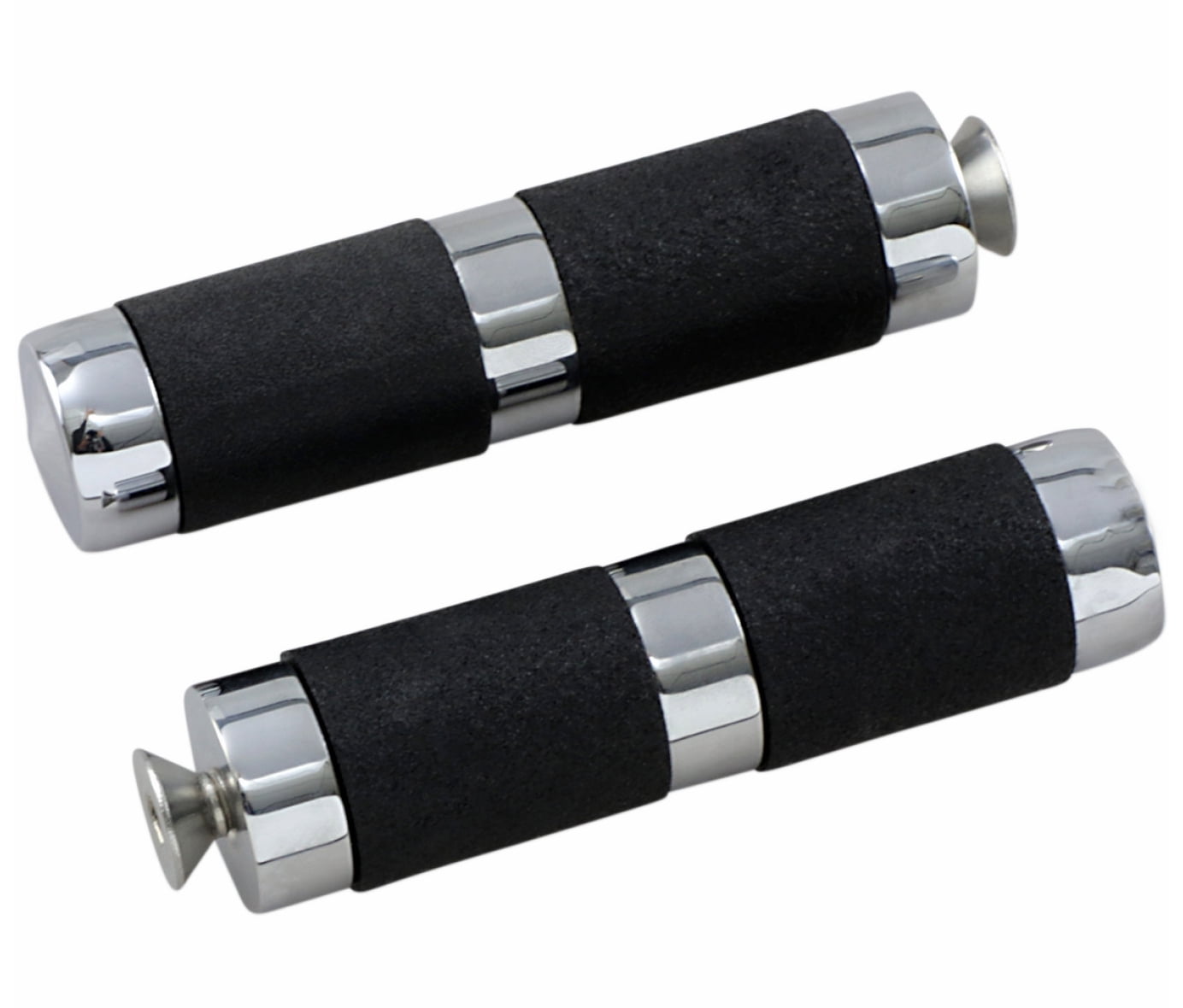 Accutronix Chrome/Rubber Toe Pegs (PT120-SRC) - Walmart.com