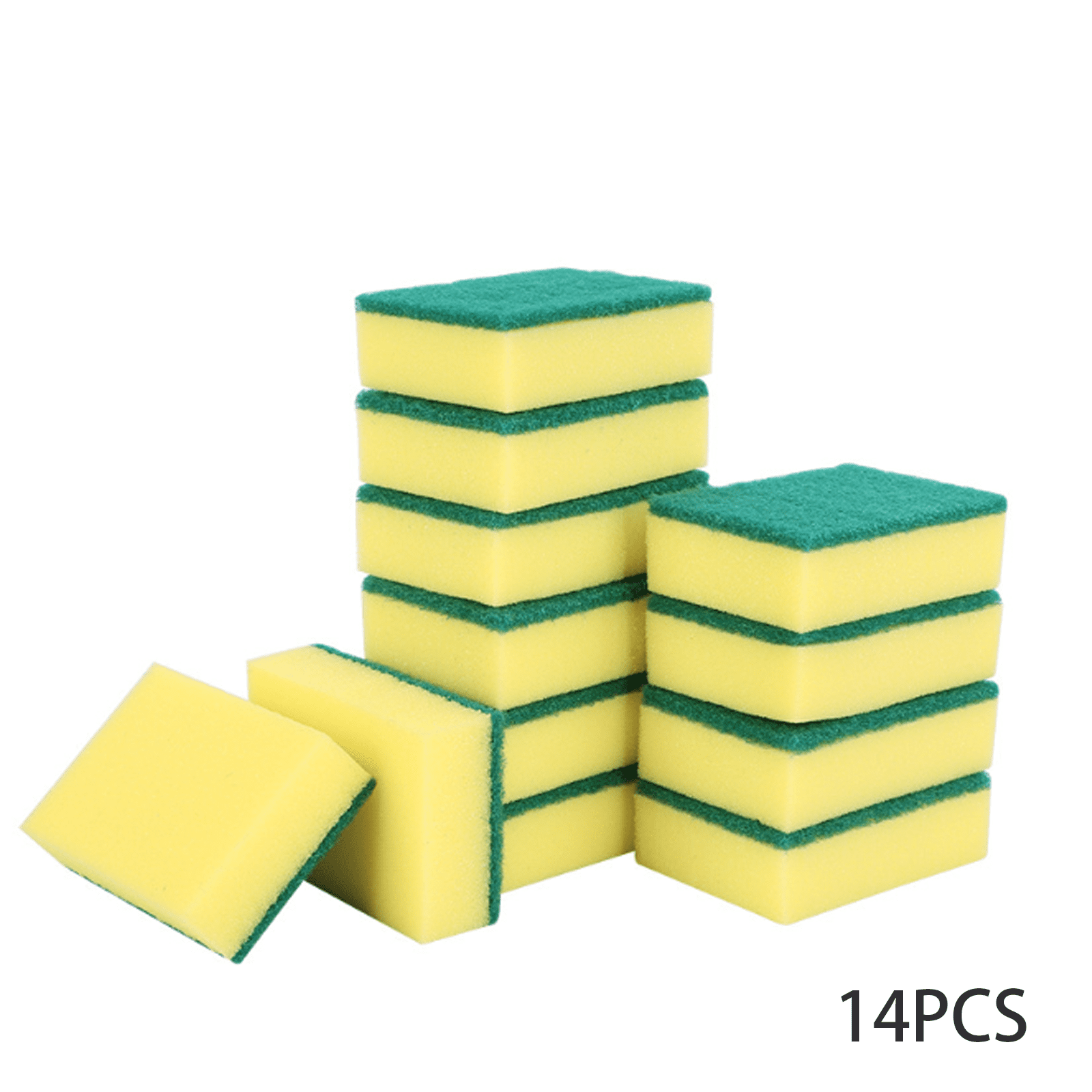Acdanc 14 Pieces Dish Sponge, Rounded Corner Sponges Kitchen for ...