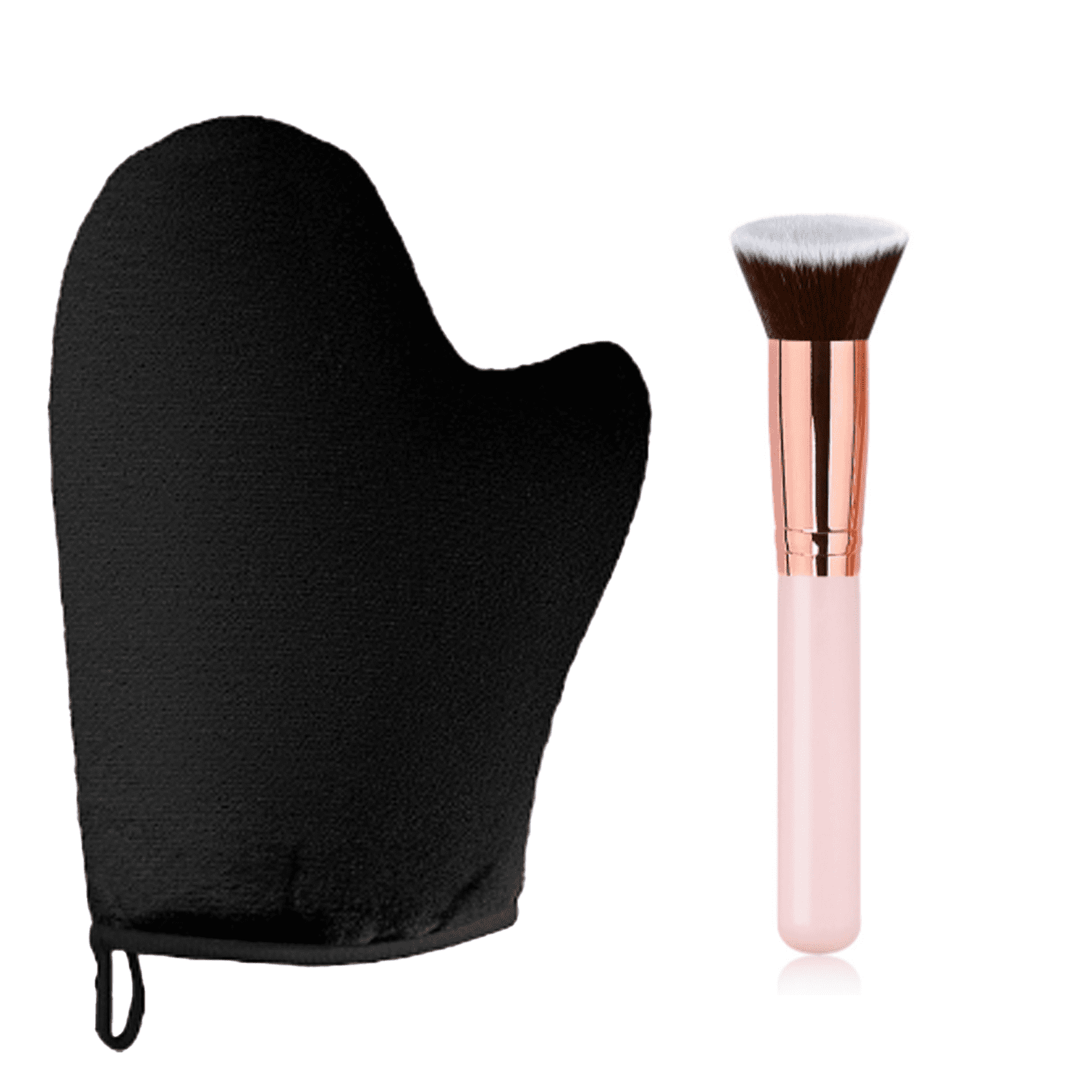 Acdanc 2 Pieces Self Tanner Mitt and Brush with Ergonomic Design,Soft ...