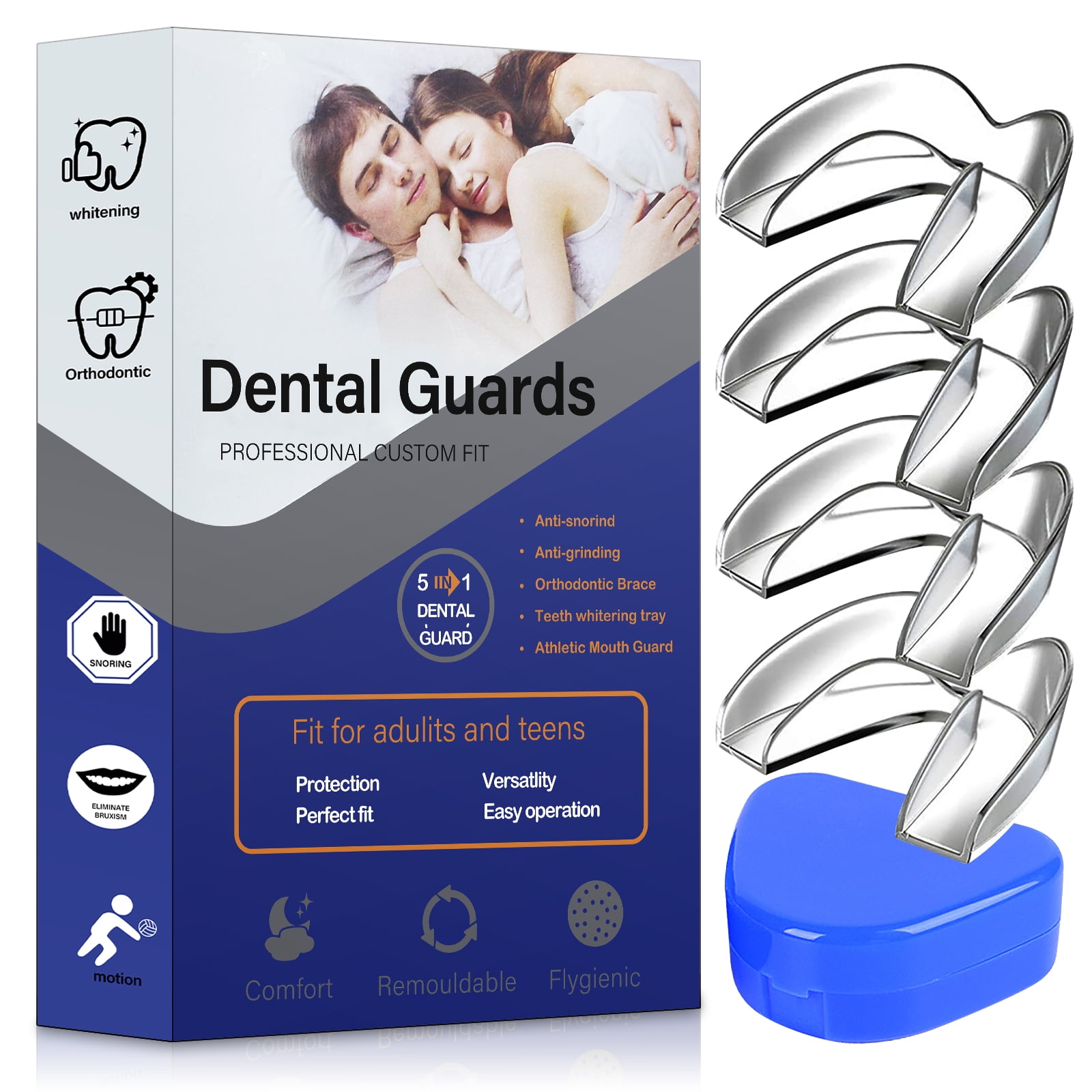 Acdanc Nighttime Mouth Guard for Adults & Kids, Prevents Grinding Teeth ...