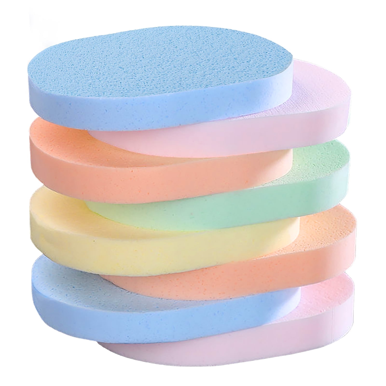 Acdanc 8Pcs Facial Sponges Face Exfoliator Reusable Makeup Removal Pads ...