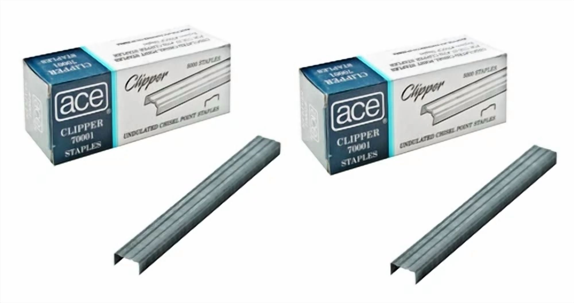 Ace 70001 Staples, Undulated, For 07020 Clipper Plier, 5000/Bx - 2 ...