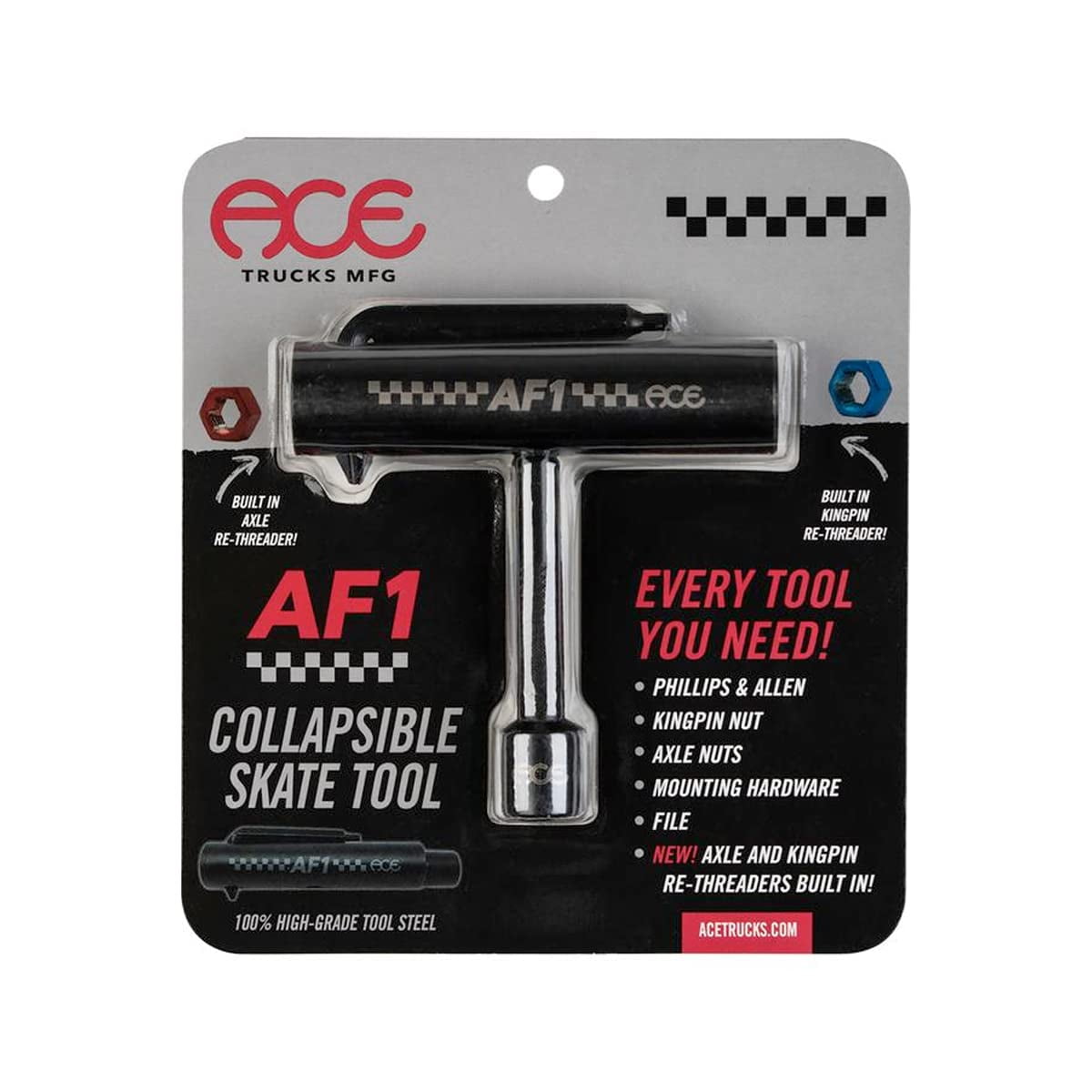 Ace AF1 Skate Tool Black - Walmart.com