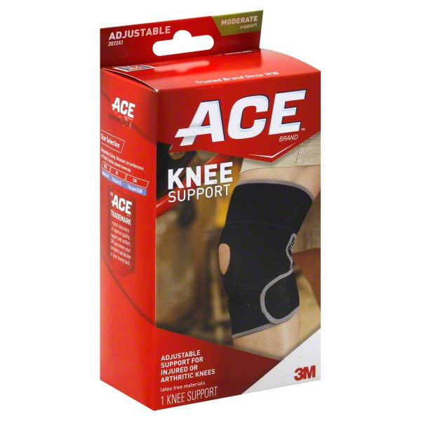 Ace Adjustable Moderate Knee Support - EACH (Packaging May Vary ...