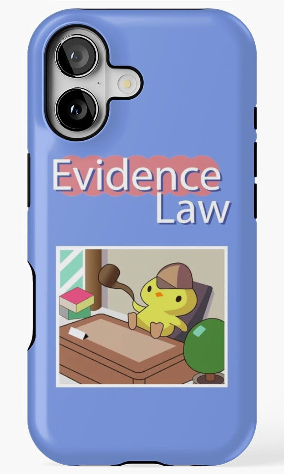 Ace Attorney Evidence Law Gaming Art Phone Case for iPhone 17 16 15 14 ...