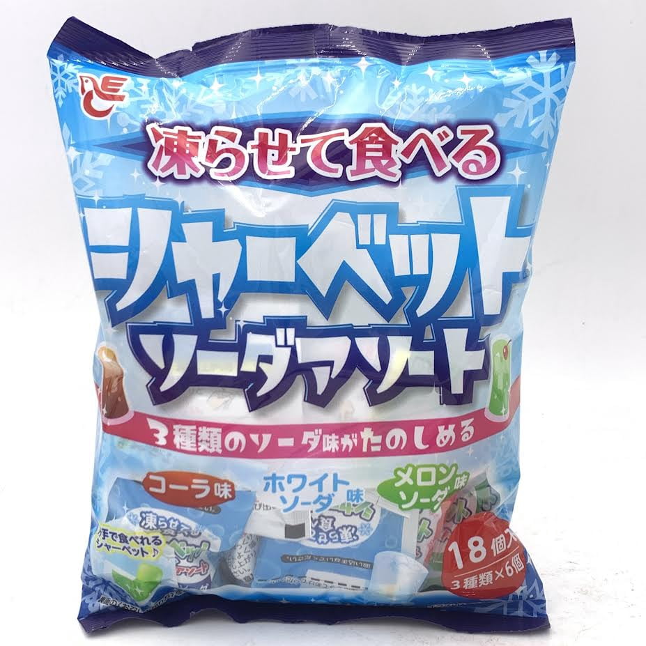 Ace Bakery Frozen Sorbet Soda Assortment 20gx18pcs什錦碳酸飲料風味果凍 - Walmart.com