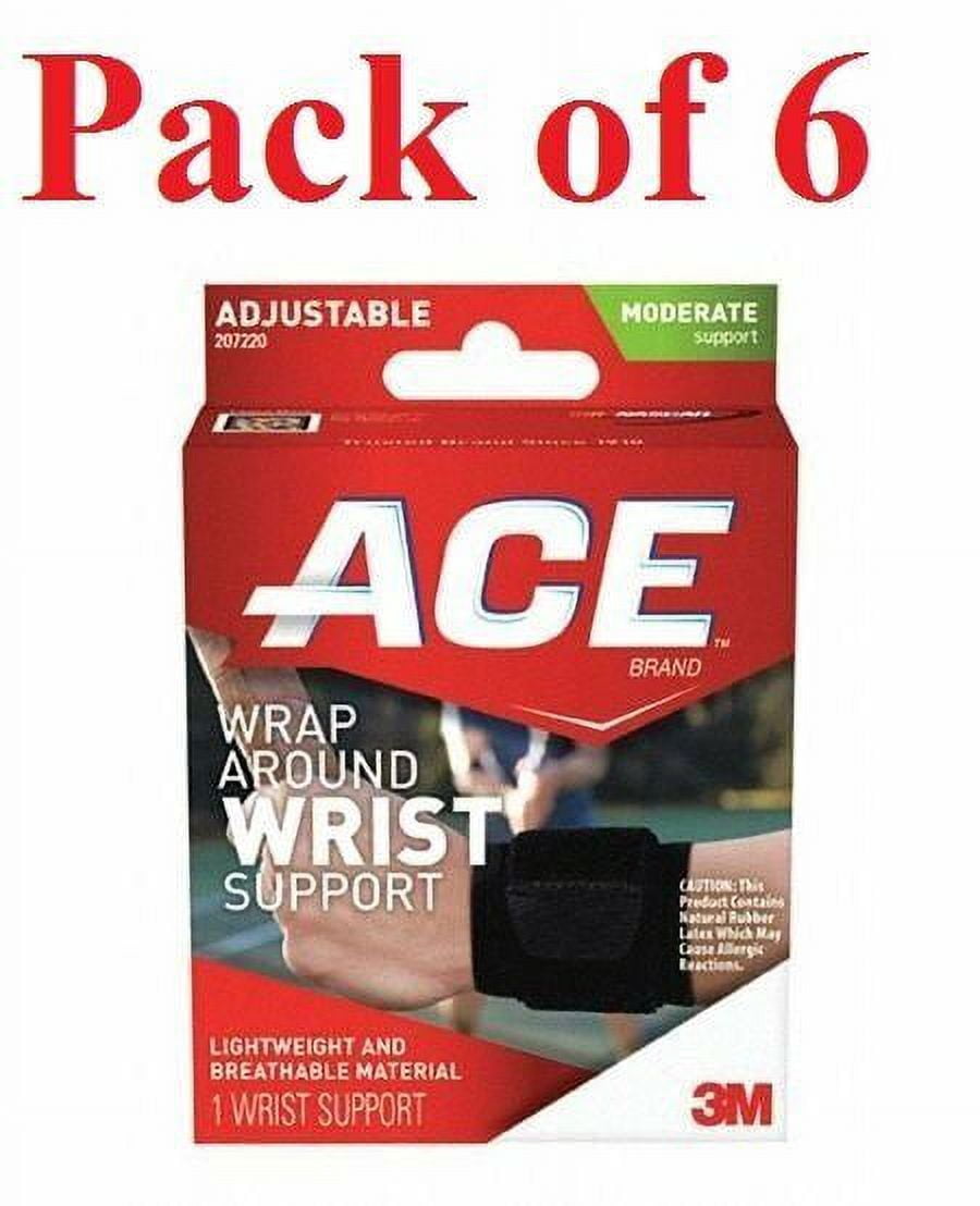 Ace Wrap Around Wrist Support, Adjustable Compression, Breathable ...