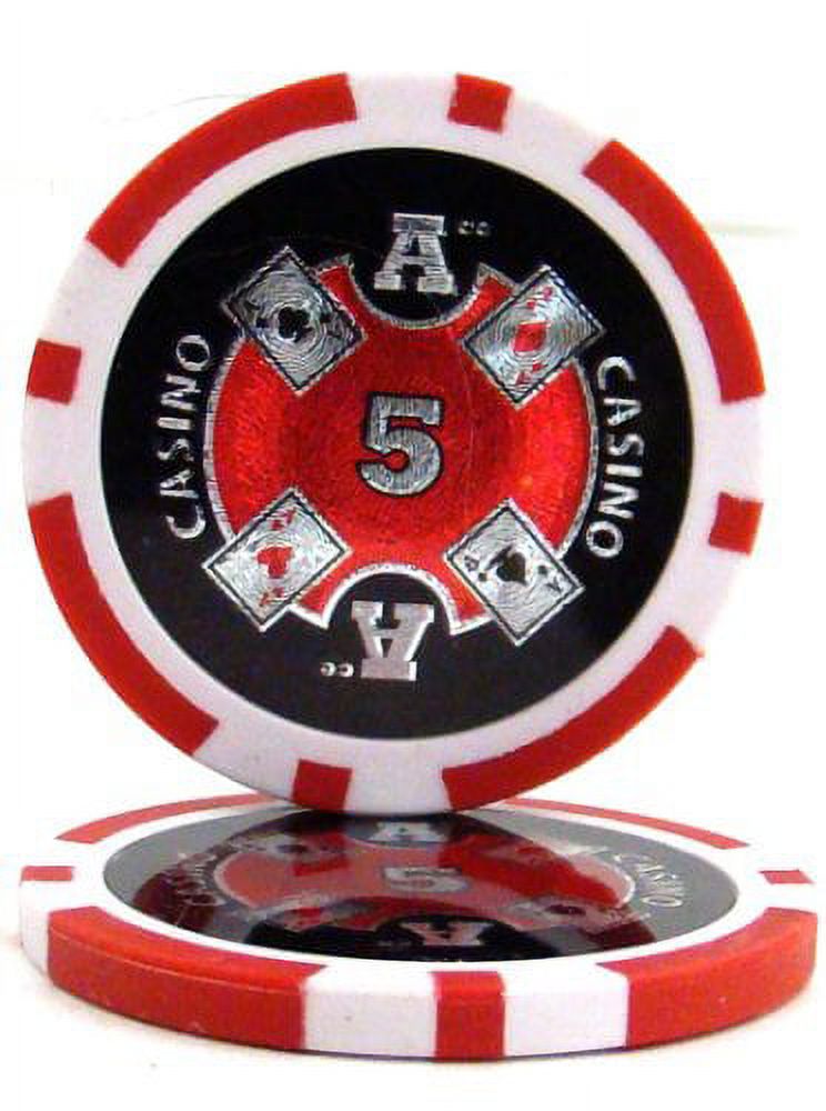 11.5g 500pc Casino Ace Poker Chips Set - Walmart.com