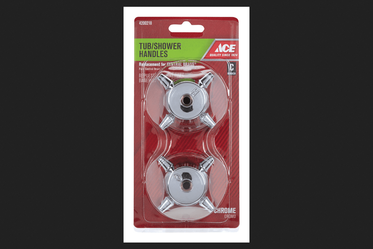 Ace Chrome Chrome Hot and Cold Tub and Shower Handle - Walmart.com