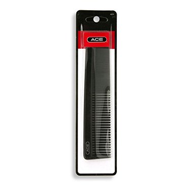 ACE Fine Tooth 5-Inch Pocket Hair Comb, Black, Precision-Engineered for ...