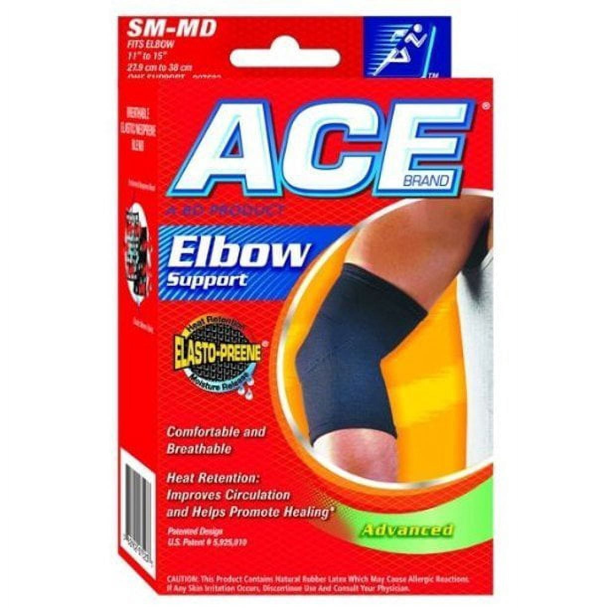 Ace Comfortable & Breathable Elastro-Preene Elbow Support, Large/Extra ...