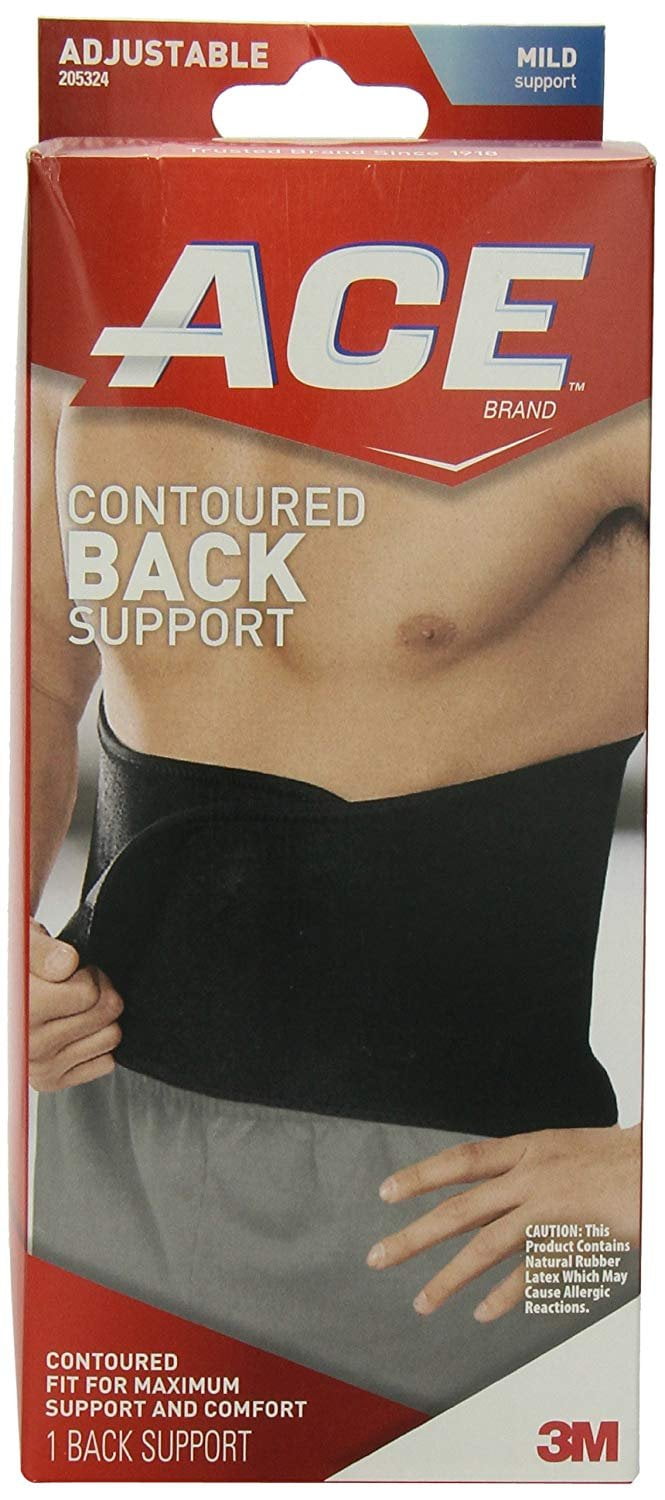 Ace Contoured Adjustable Back Mild Support 3M HSA/FSA Eligible ...