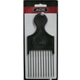 Ace Black Metal Pick Comb for Detangling & Volume, Ideal for Thick ...