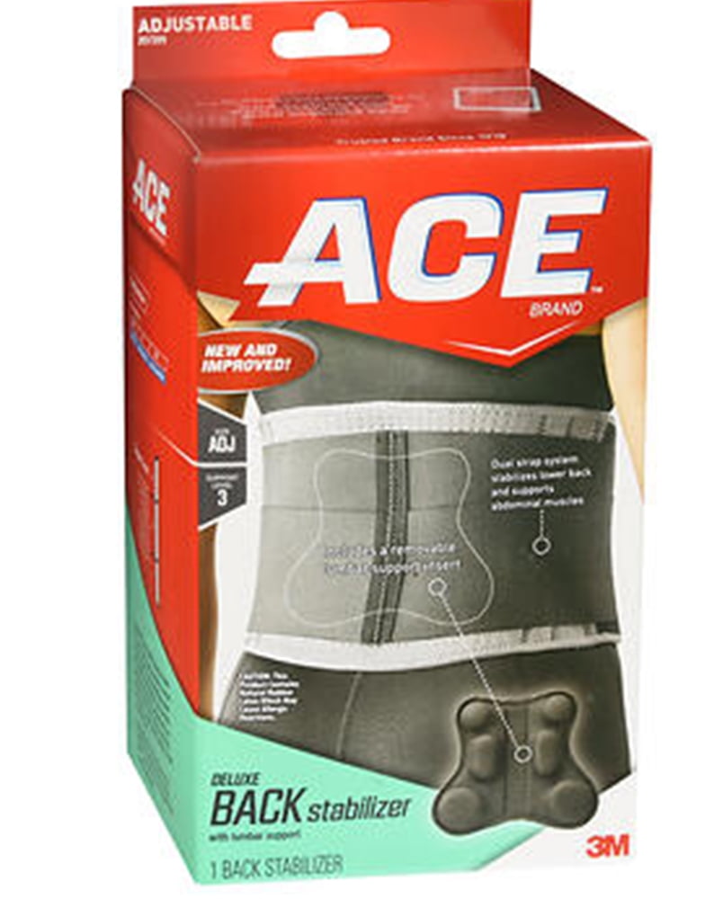 Ace Deluxe Back Stabilizer With Lumbar Support 207399 - Walmart.com