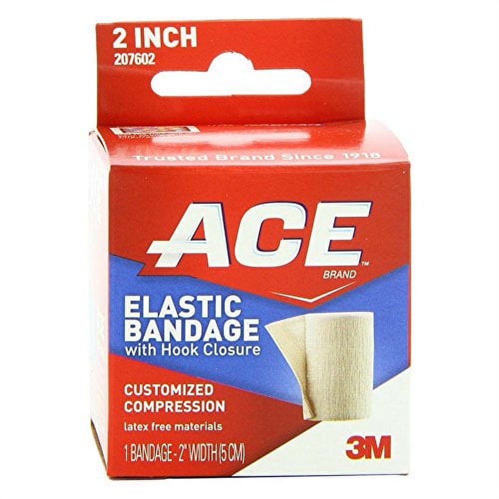 Ace Elastic Bandage W/ Hook Closure Customized Compression, 1ct, 2-Pack ...