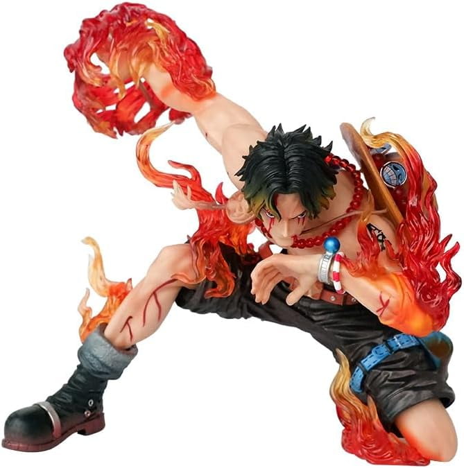 Ace Figure Fighting Pose Fire Fist Ace Figures 18cm/7.1inch Cartoon ...