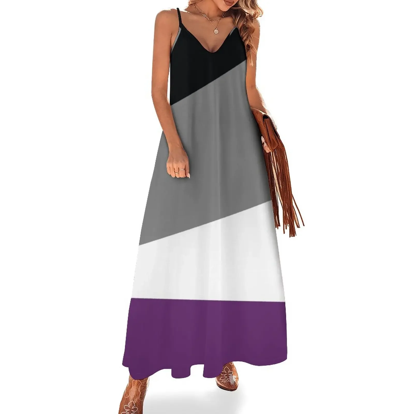 Ace Flag Sleeveless Dress elegant guest wedding dress Women's summer ...