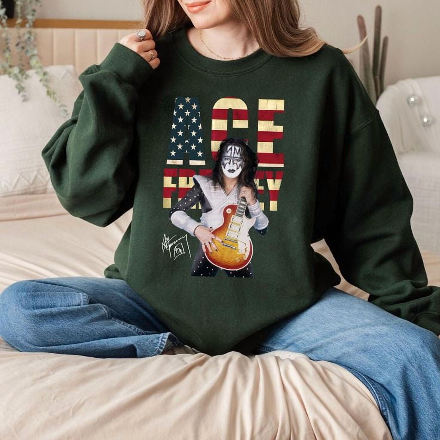 Ace Frehley 1951-2025 Memorial Tee, Rock Legend RIP Sweatshirt - Sizes ...