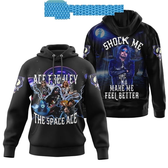 Ace Frehley The Space Ace Shock Me Make Me Feel Better Hoodie Shirt ...
