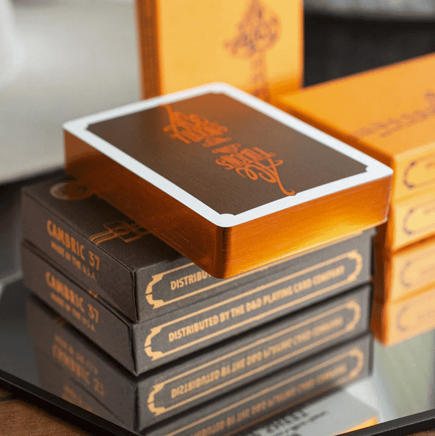 Ace Fulton 10 Year Anniversary Tobacco Brown (Orange Gilded) Playing Cards - Walmart.com