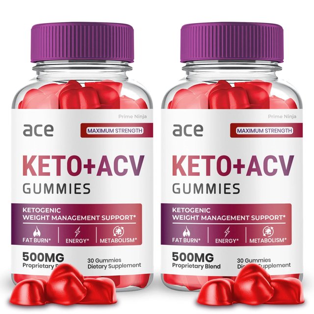 Ace Keto Health ACV Gummies, Advanced Maximum Strength Supplement (2 ...