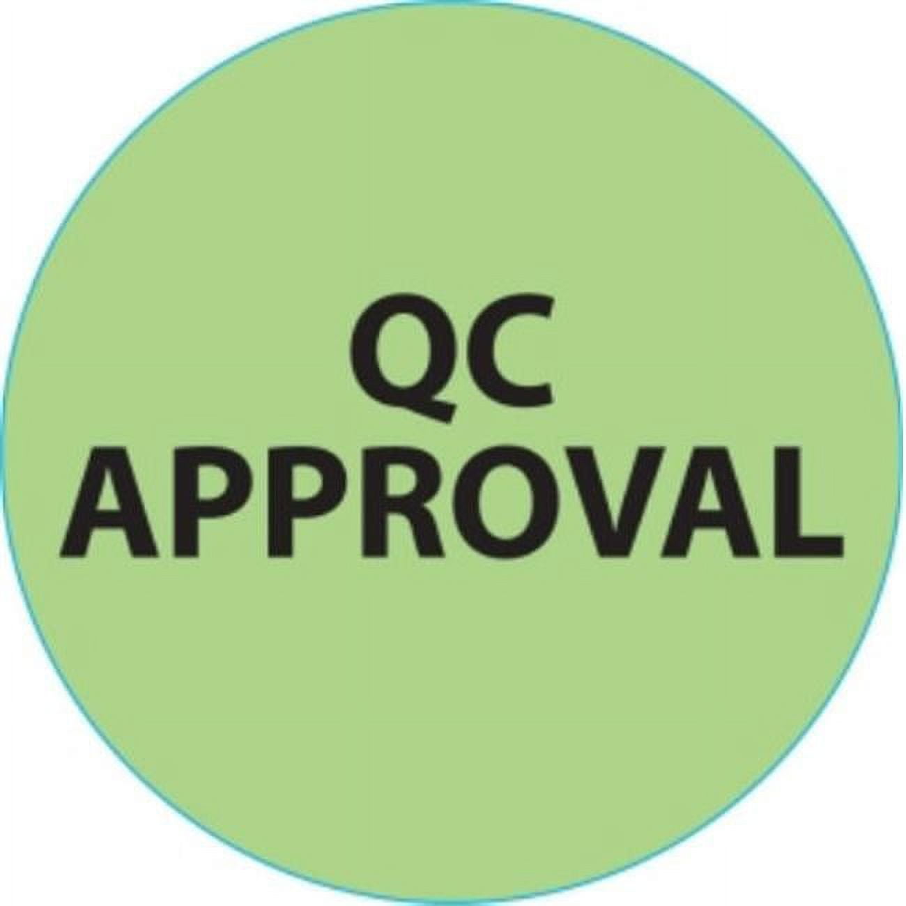 Ace Label 66880F 2 in. Circle Qc Approval - Walmart.com