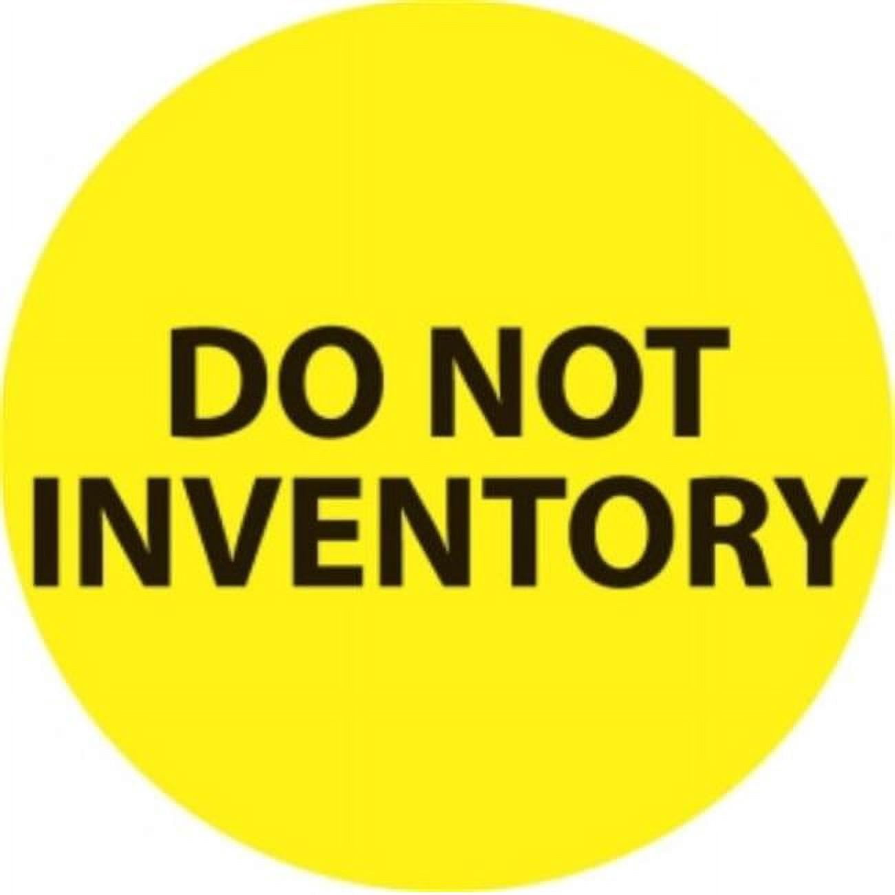 Ace Label 67480F 2 in. Circle Do Not Inventory - Walmart.com
