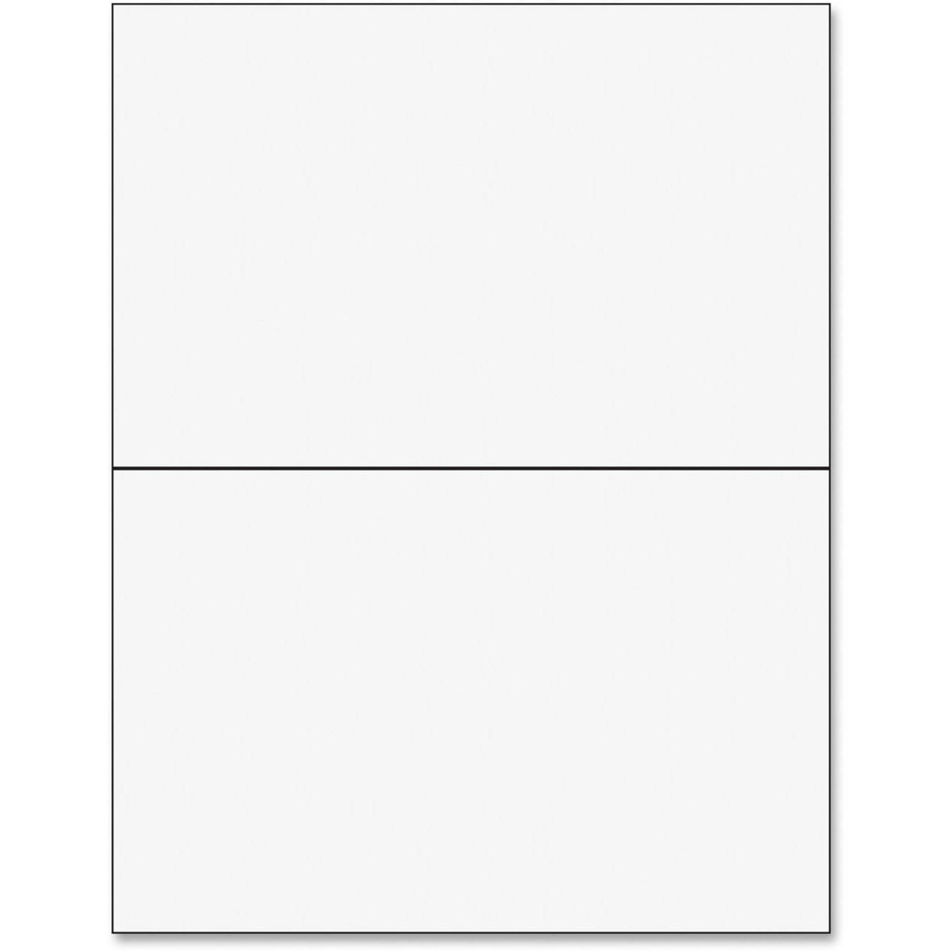 Ace Label Systems 2-UP 8 1/2 x 5 1/2 Blank Label Sheet - Walmart.com