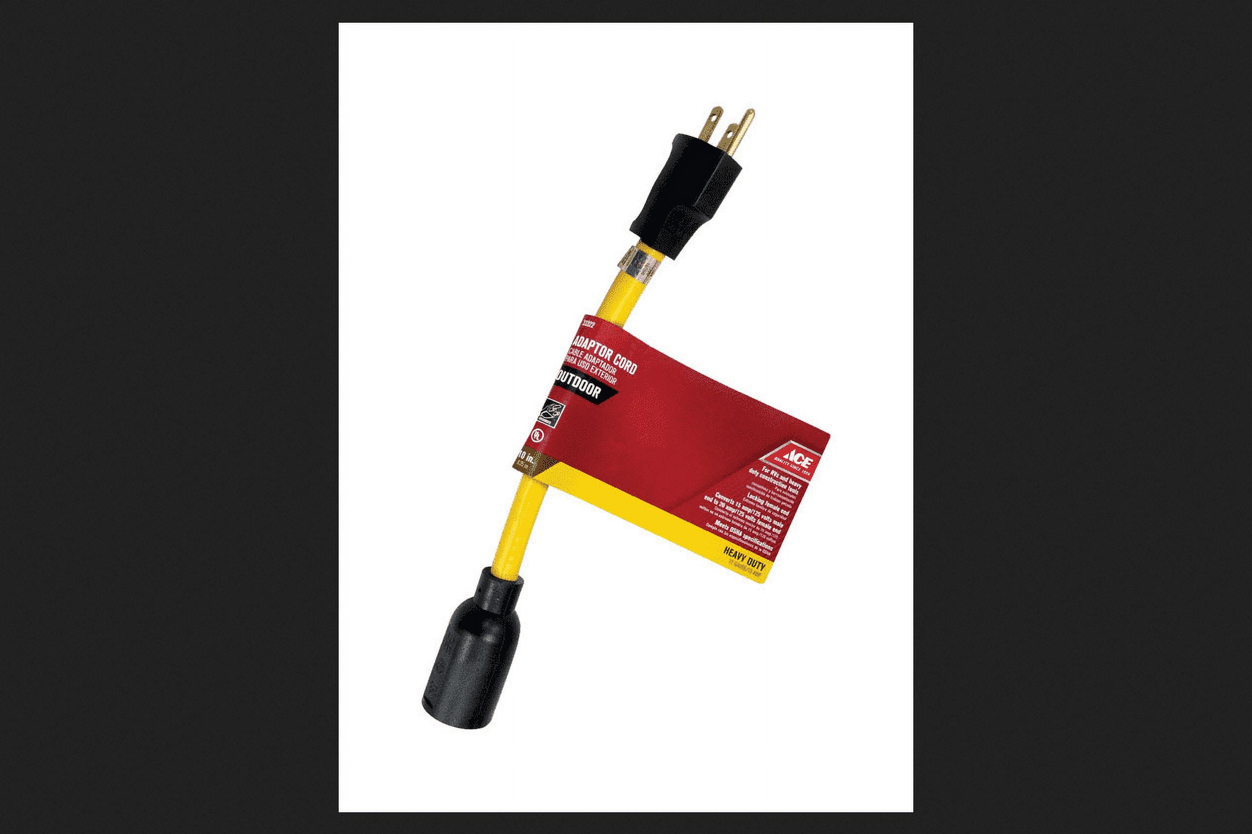 Ace Locking Extension Cord Conversion Adapter TW-STW123-10IYW - Walmart.com