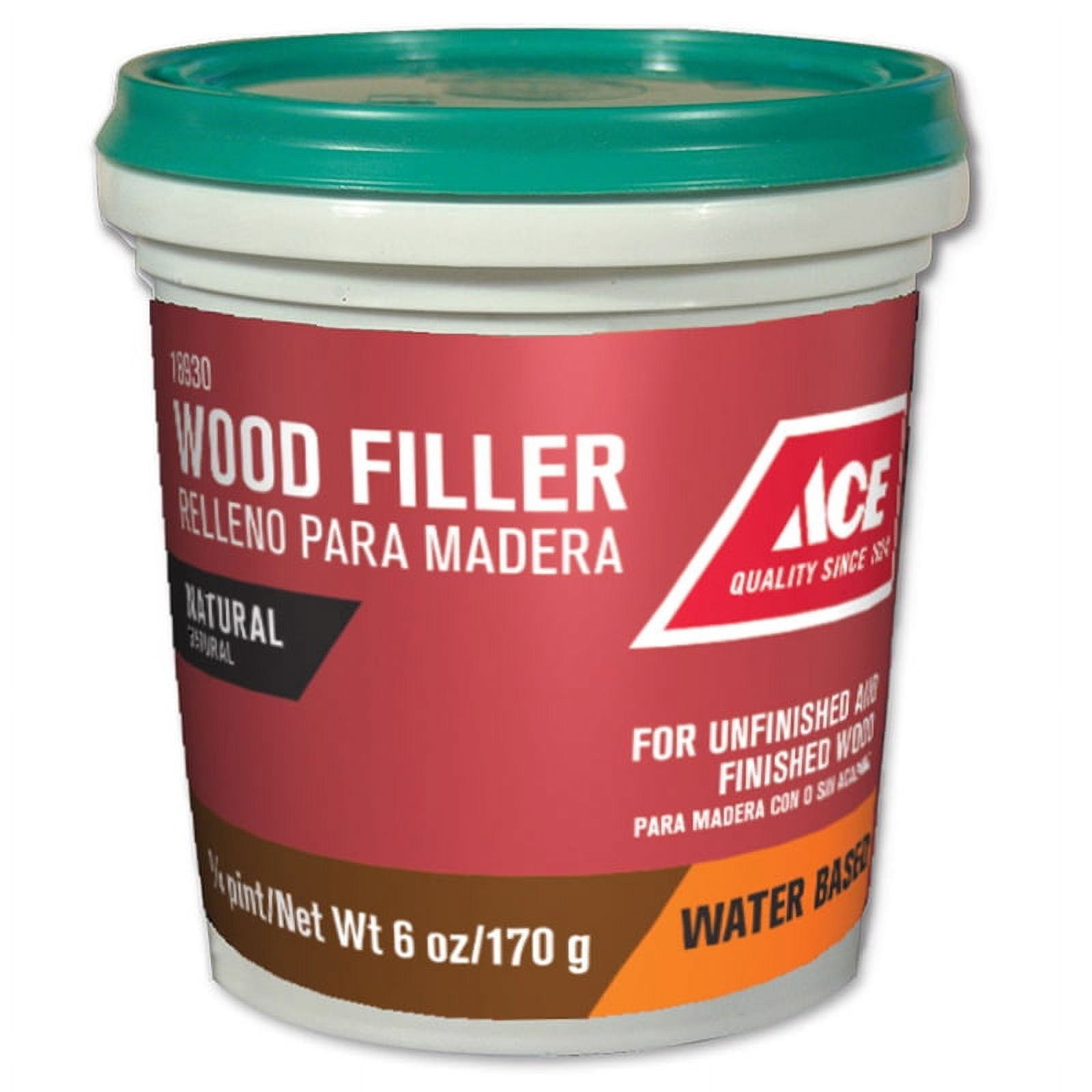 Ace Natural Wood Filler 6 oz - Walmart.com